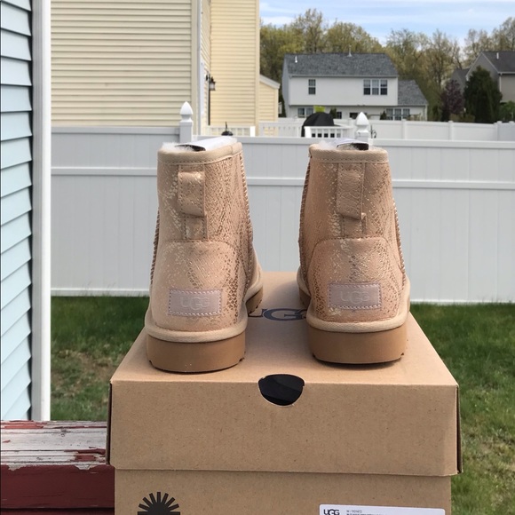 UGG | Shoes | Ugg Classic Mini Metallic Snake | Poshmark